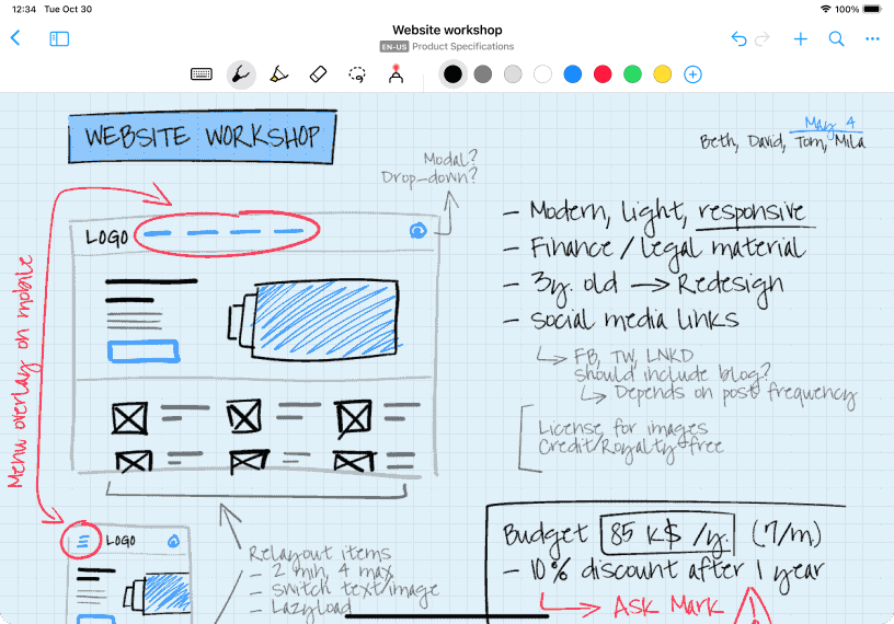 MyScript Notes（旧 Nebo） | MyScript